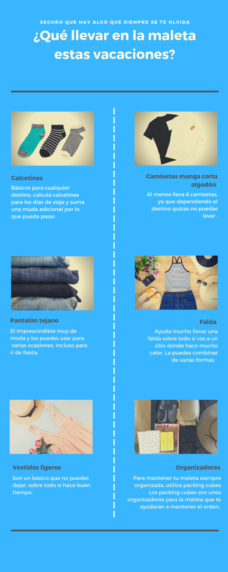 ¿Qué llevar en la maleta estas vacaciones? - Vacaciones en África